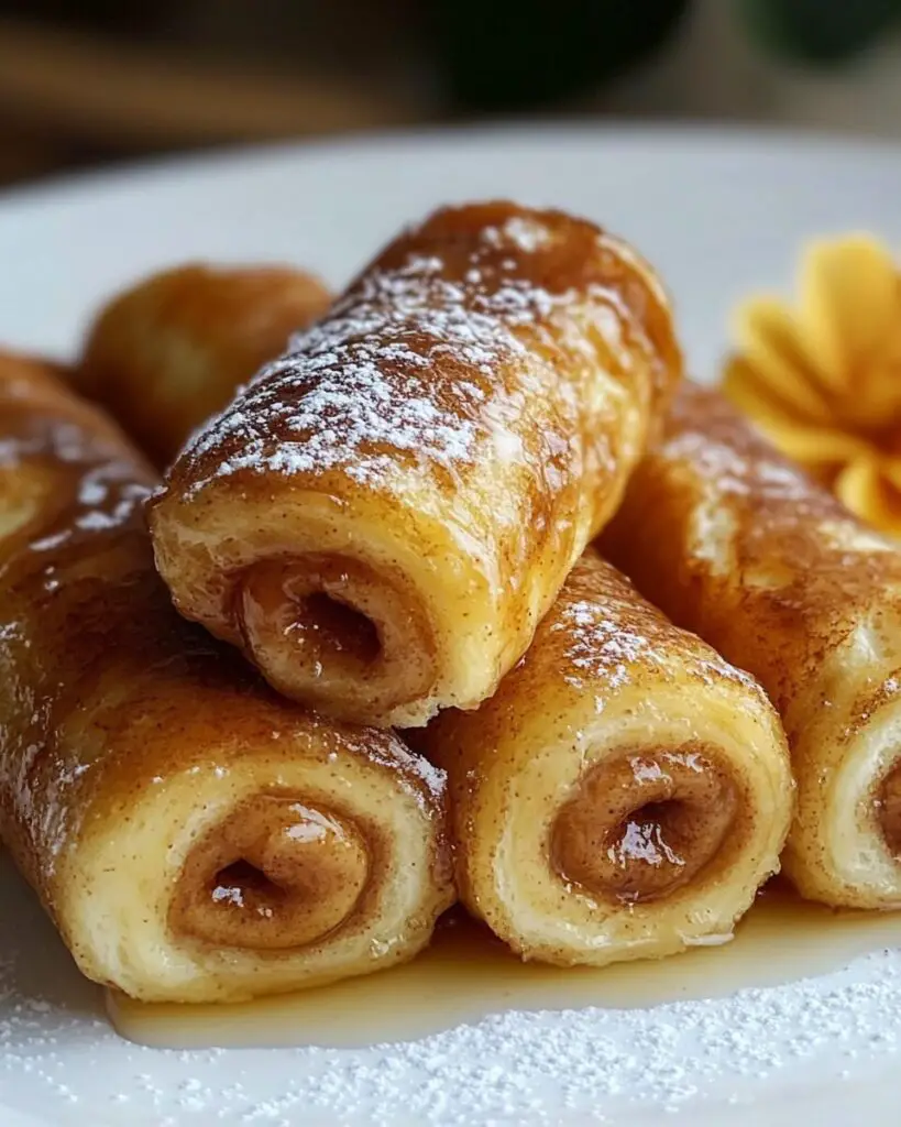Cinnamon Roll French Toast Roll-Ups