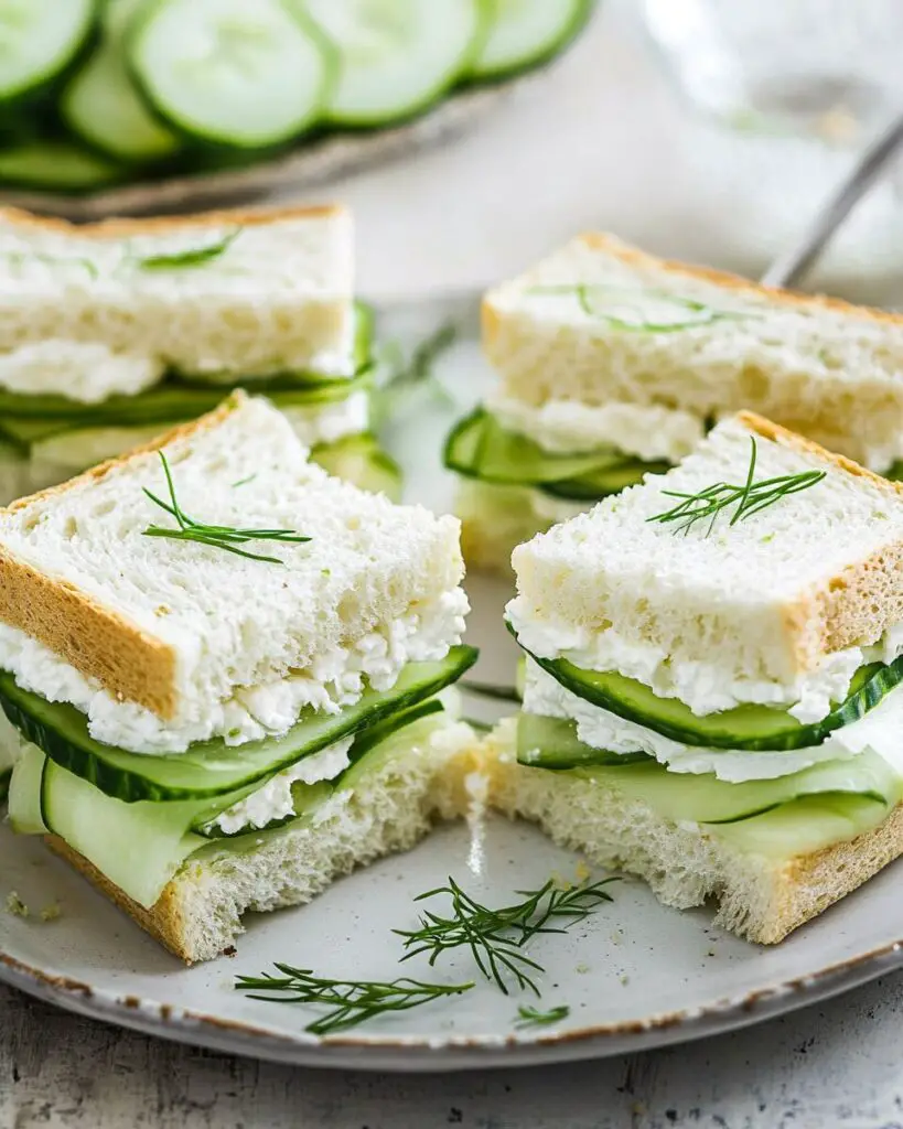 Classic Cucumber Tea Sandwiches