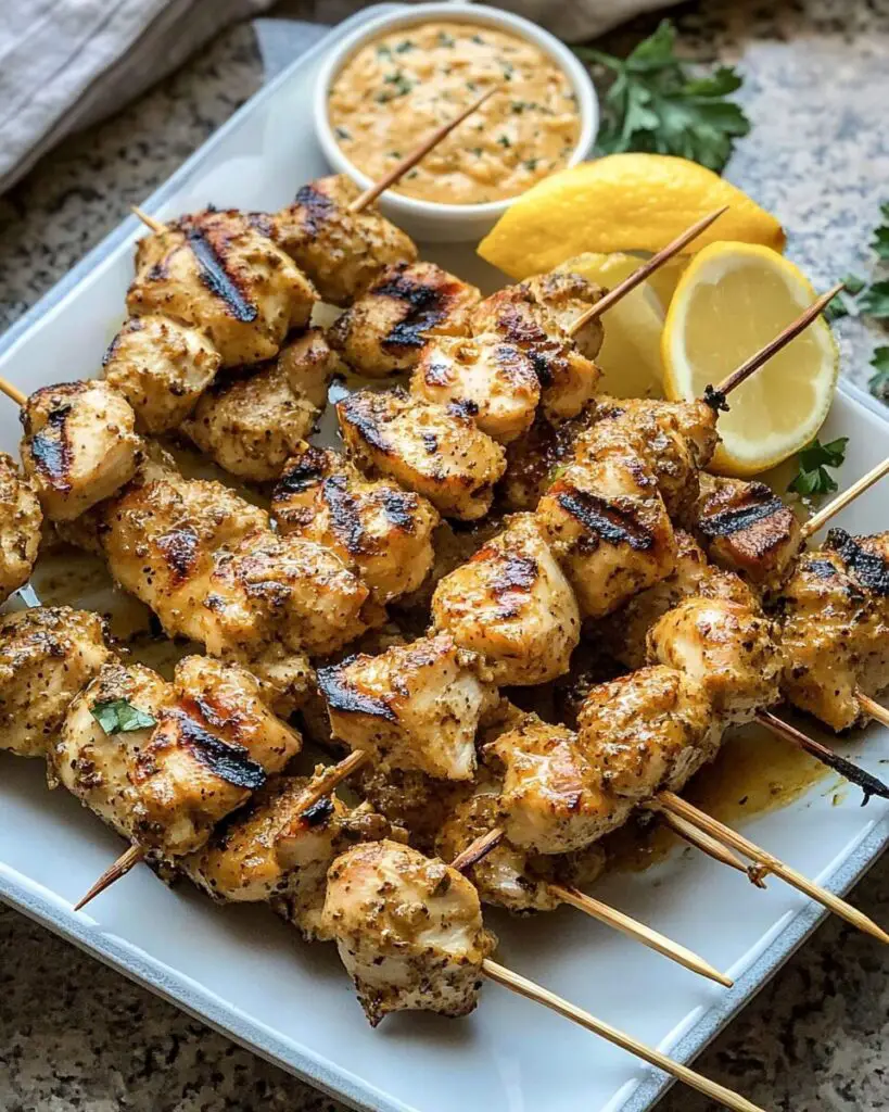 Grilled Cowboy Butter Chicken Skewers