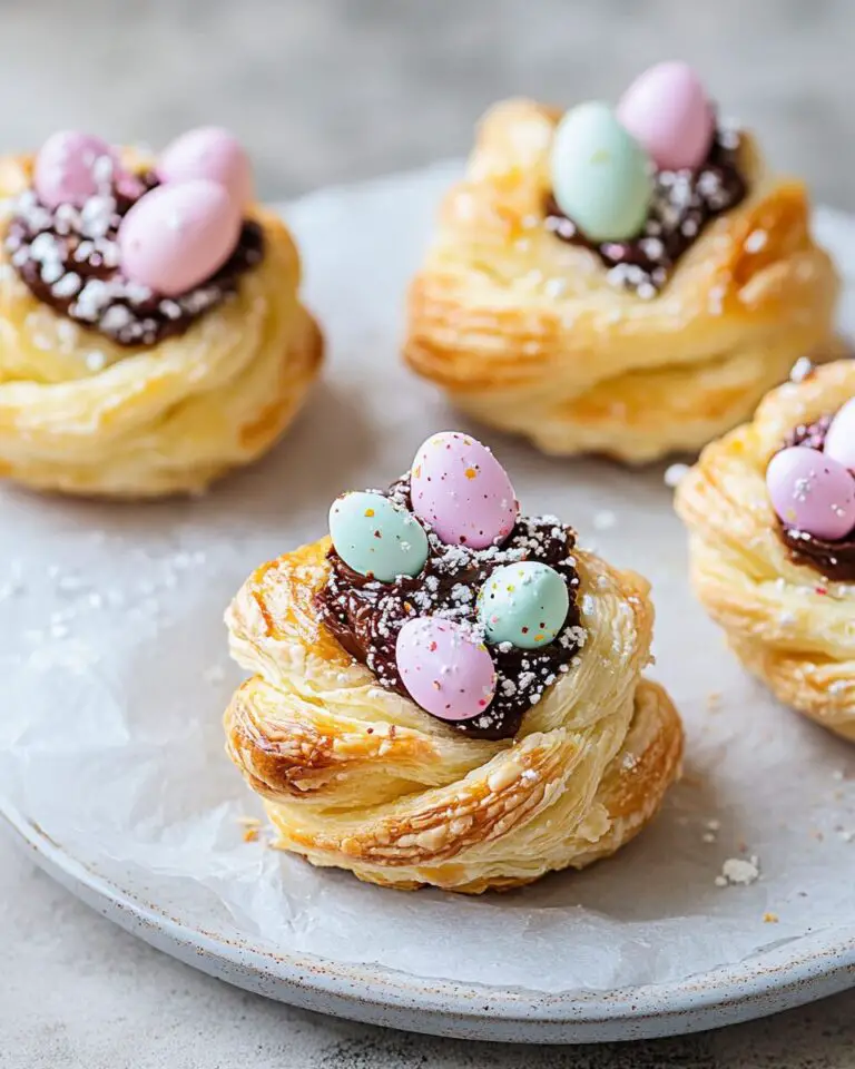 Easter Puff Pastry Nests