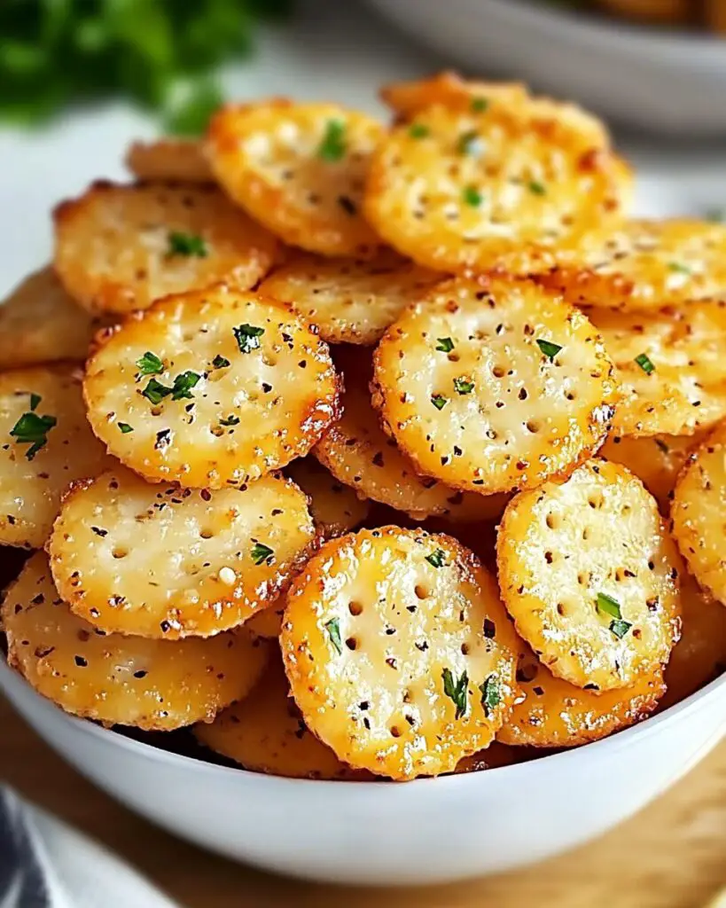 Garlic Ritz Snack Bites