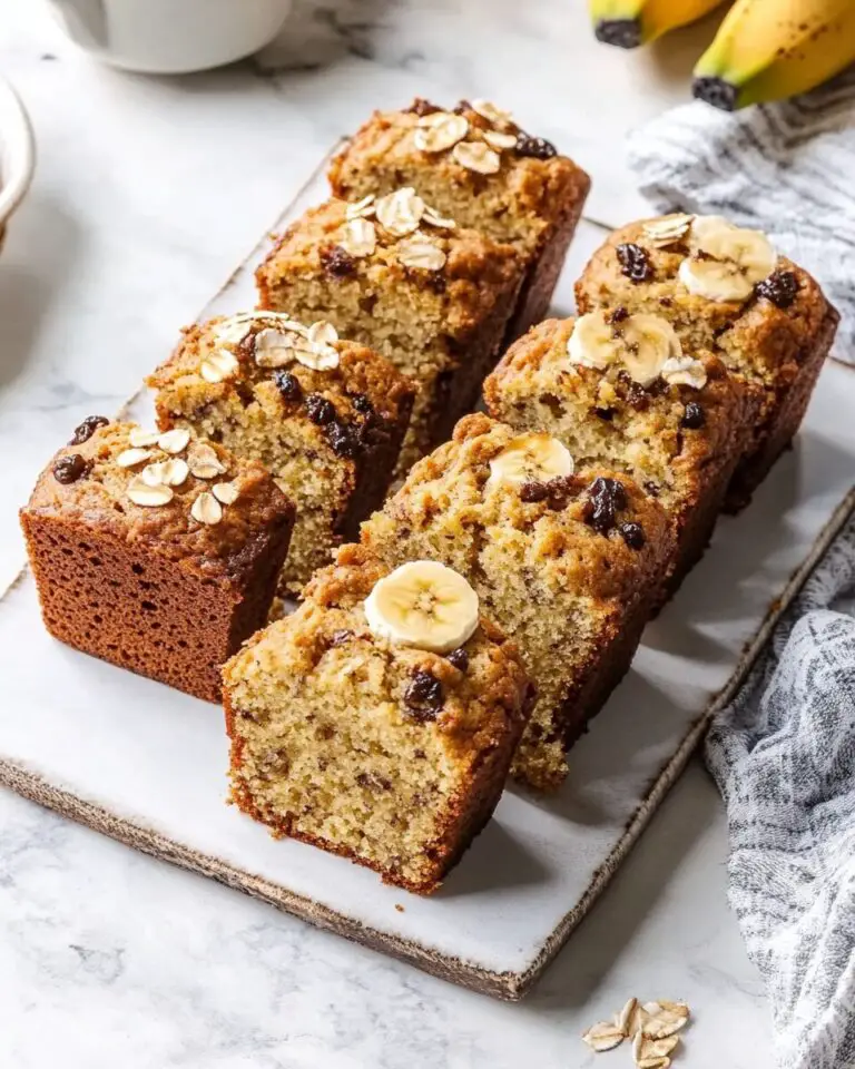 Mini Banana Bread Loaf Cakes