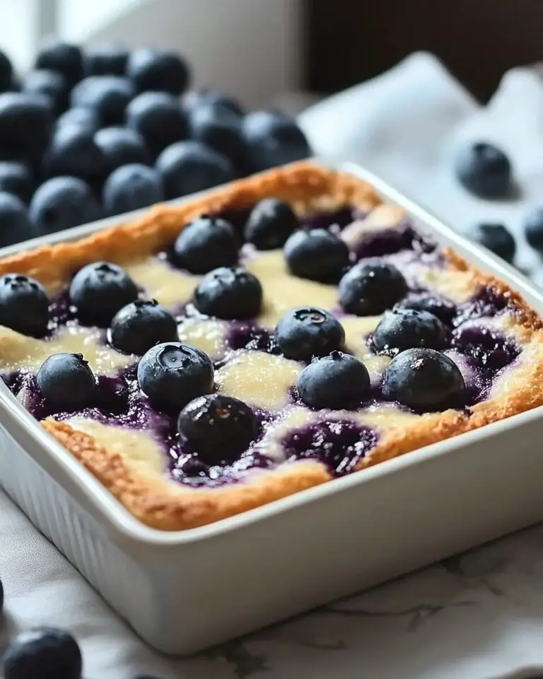 Blueberry Cottage Cheese Breakfast Bake