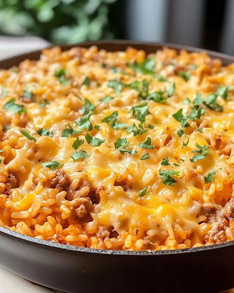 Cheesy Taco Rice Skillet