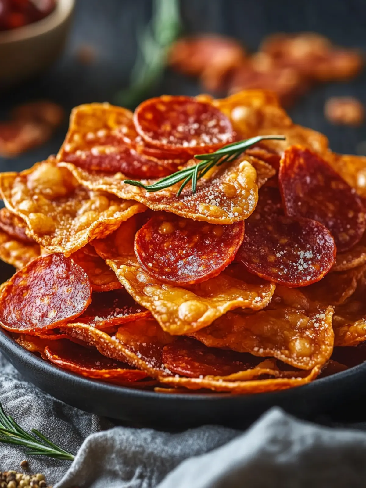 Ultimate Beef Pepperoni Cheese Crisps for Guilt-Free Snacking