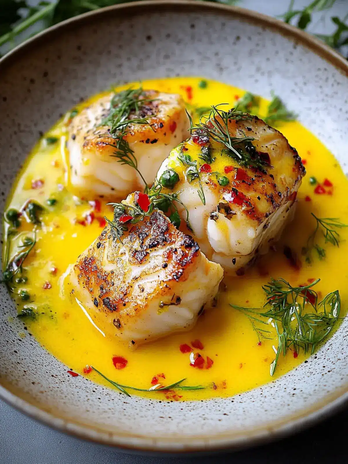 Savor the Sea: Irresistible Spanish Monkfish in Saffron Sauce