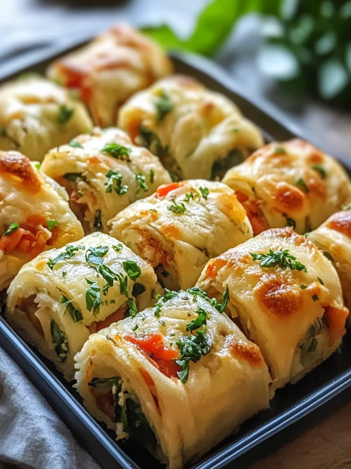 Cheesy Baked Vegetable Rolls for Ultimate Comfort Food Bliss